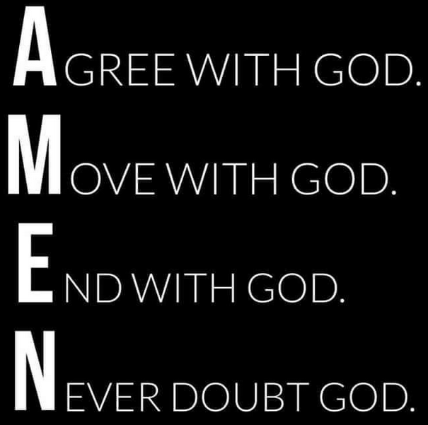 ‘AMEN’ (AND OTHER MEANINGFUL WORDS)… | Connecting with You!